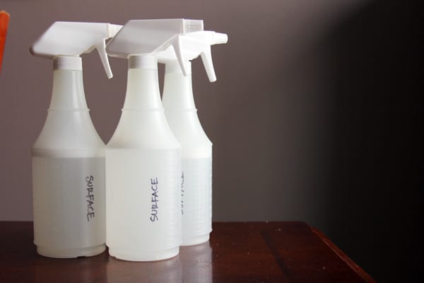 going green - diy surface cleaner - Melanie Makes