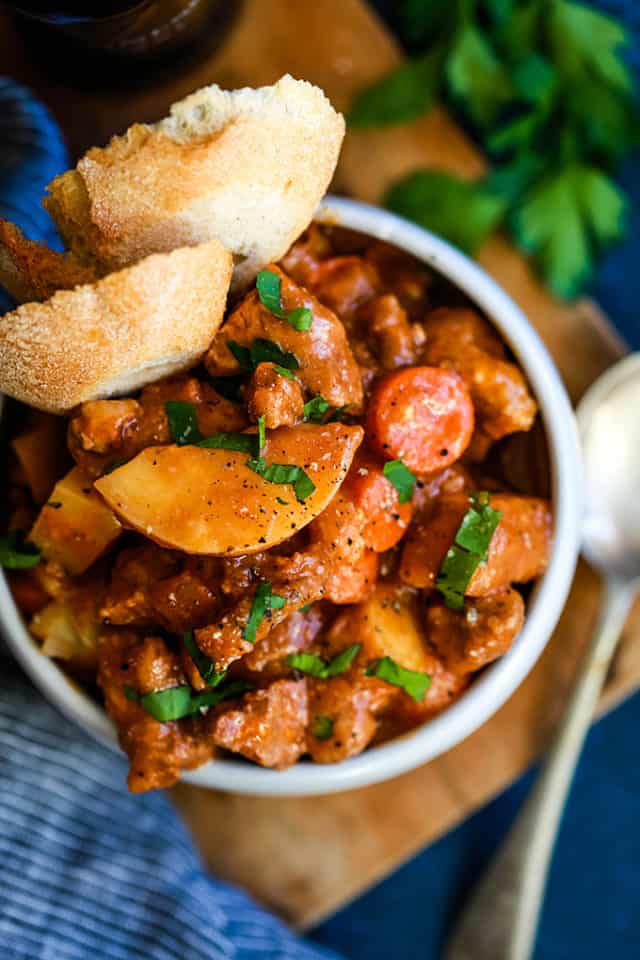 Stout Beer Beef Stew - Melanie Makes