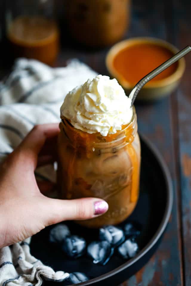 Iced Caramel Mocha Latte - Melanie Makes Iced Caramel Mocha Latte - Melanie Makes