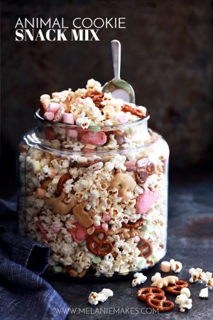 Animal Cookie Snack Mix - Melanie Makes